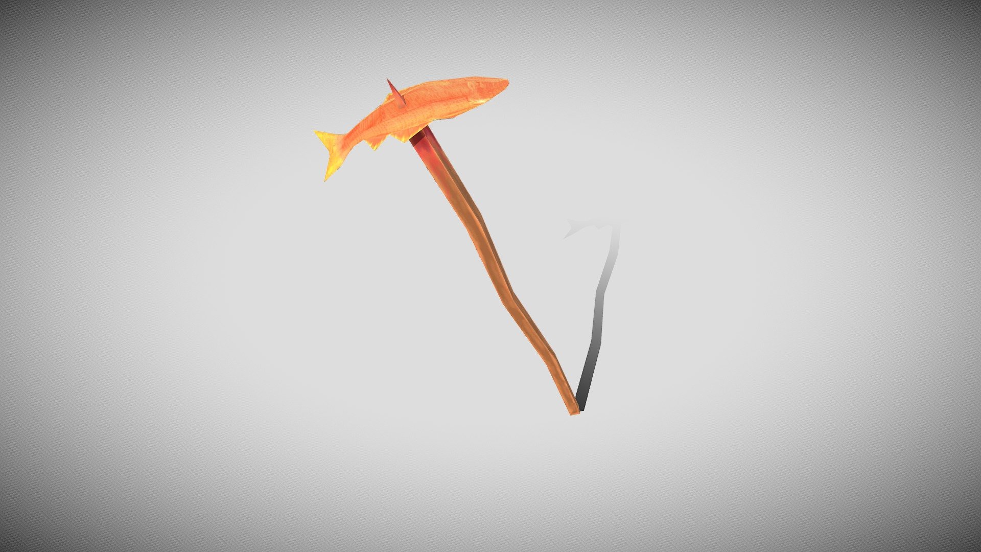 Stylized Hand-Painted Spear with Fish - 3D model by Daniel Lopes ...