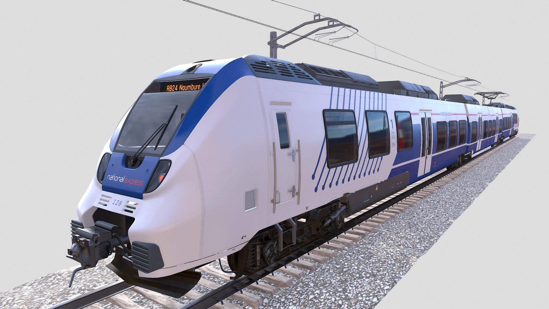 Bombardier talent National Express - Buy Royalty Free 3D model by insya ...