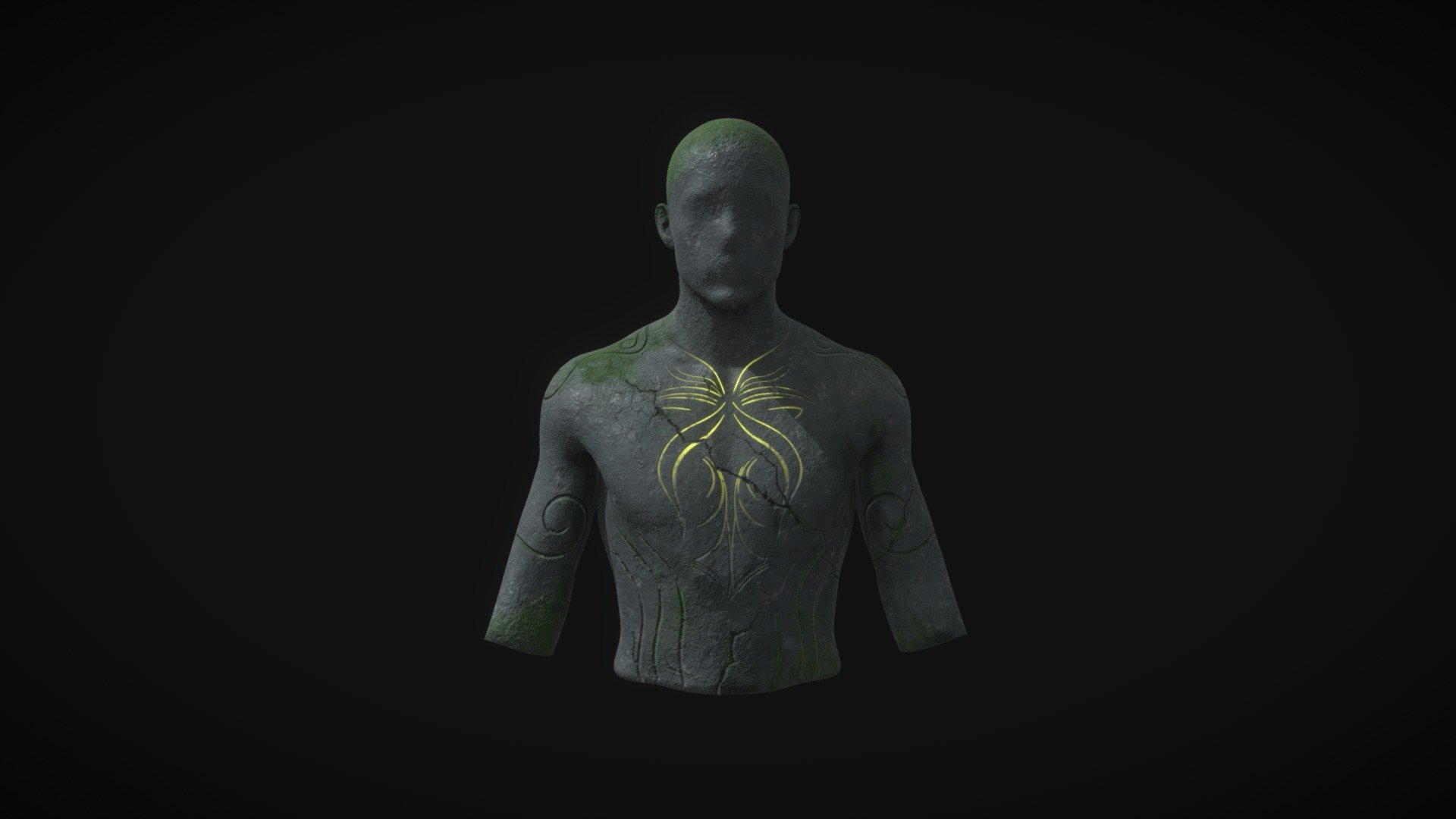 Stone man - 3D model by zevs (@Holydust) [294f016] - Sketchfab