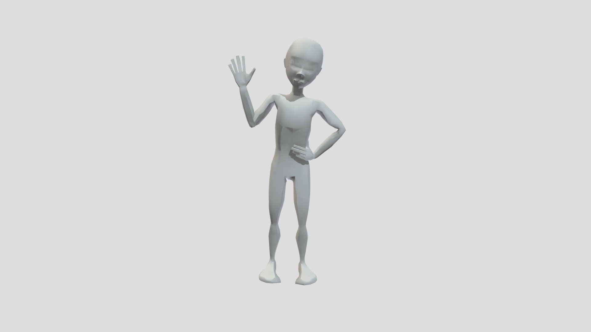Waving Man - 3D model by laurenwright [2951f75] - Sketchfab