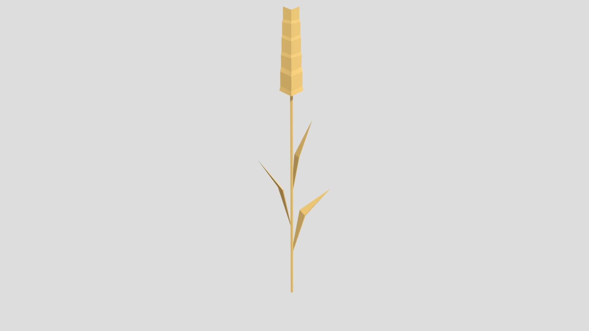 Low Poly Wheat - 3D model by David Sadler (@davidsadler) [2951fe6 ...