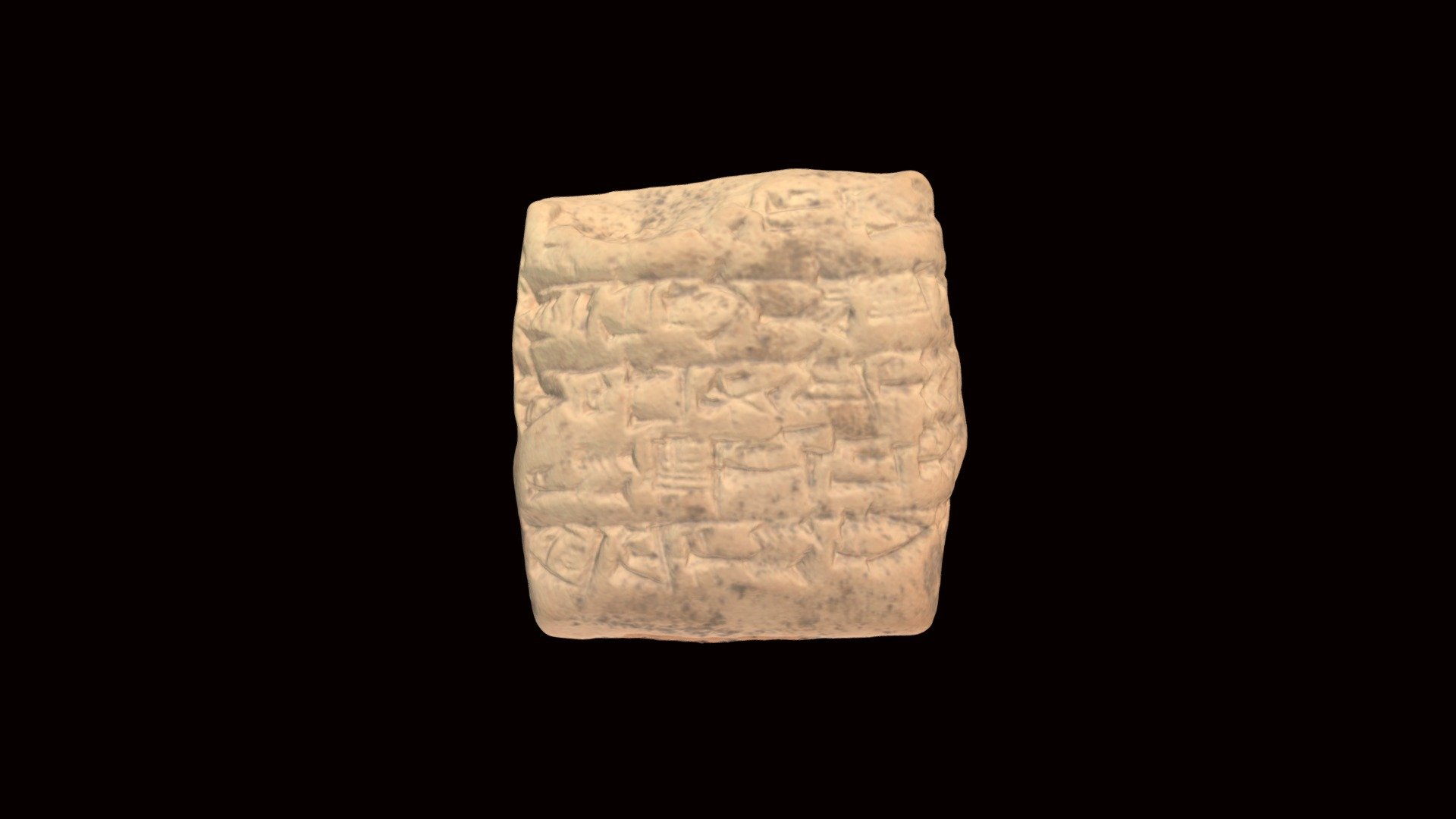 Cuneiform Tablet HMANE1903.11.16 - 3D model by Harvard Museum of the ...