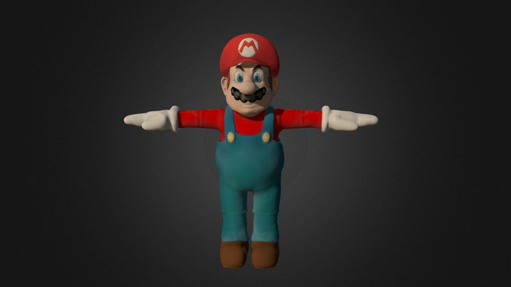Mario - 3D model by Rodrigo Rubens (@rodrigorubens) [295537f] - Sketchfab