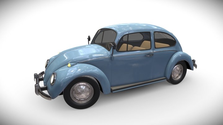 Volkswagen-beetle 3D models - Sketchfab