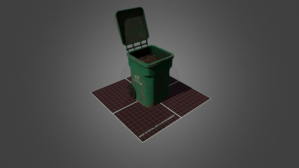 Trashcan - 3D model by daaneimers [2957a57] - Sketchfab