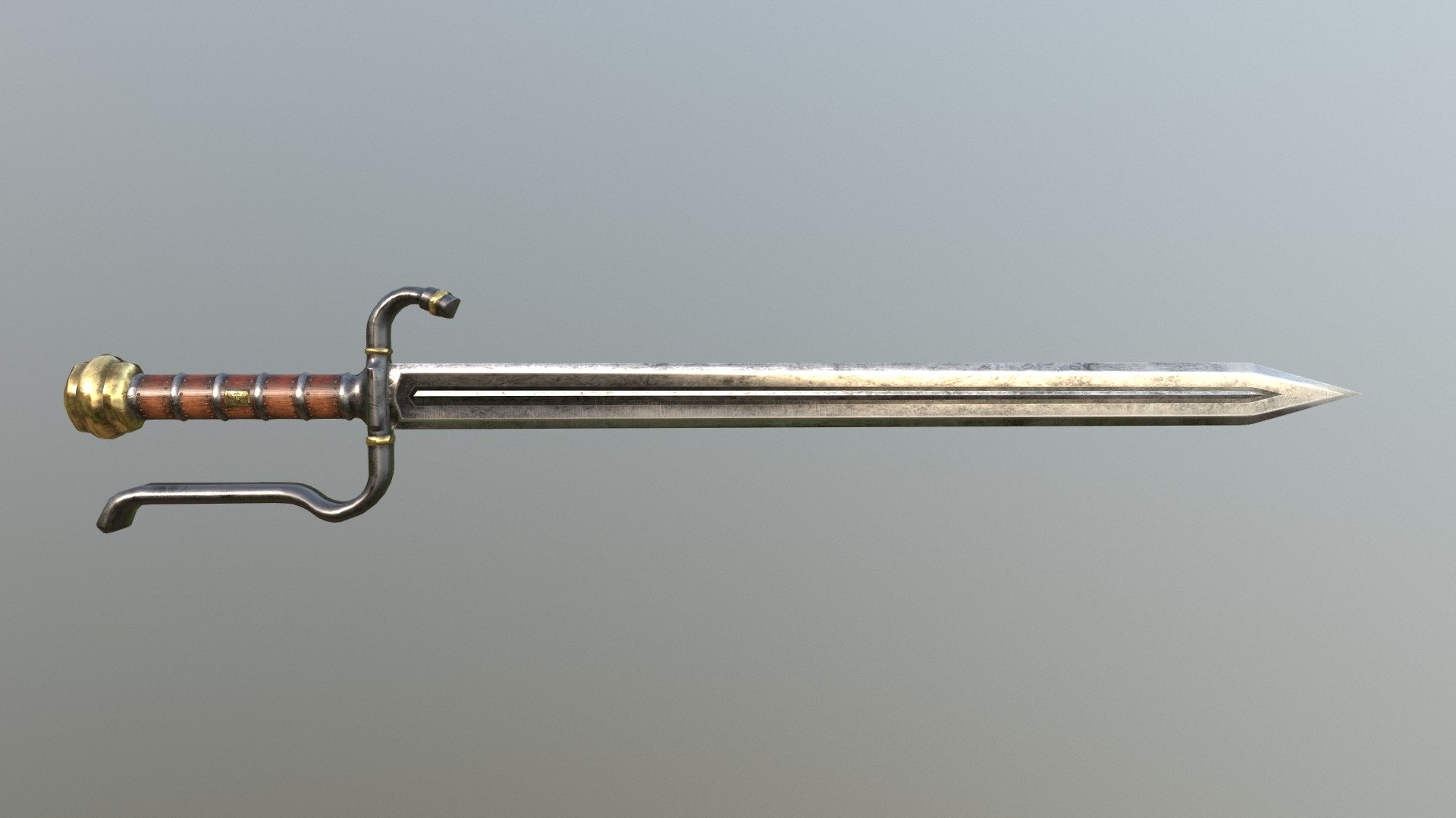 Medieval Sword - 3D model by Niko (@nikosstuff) [295bfc9] - Sketchfab