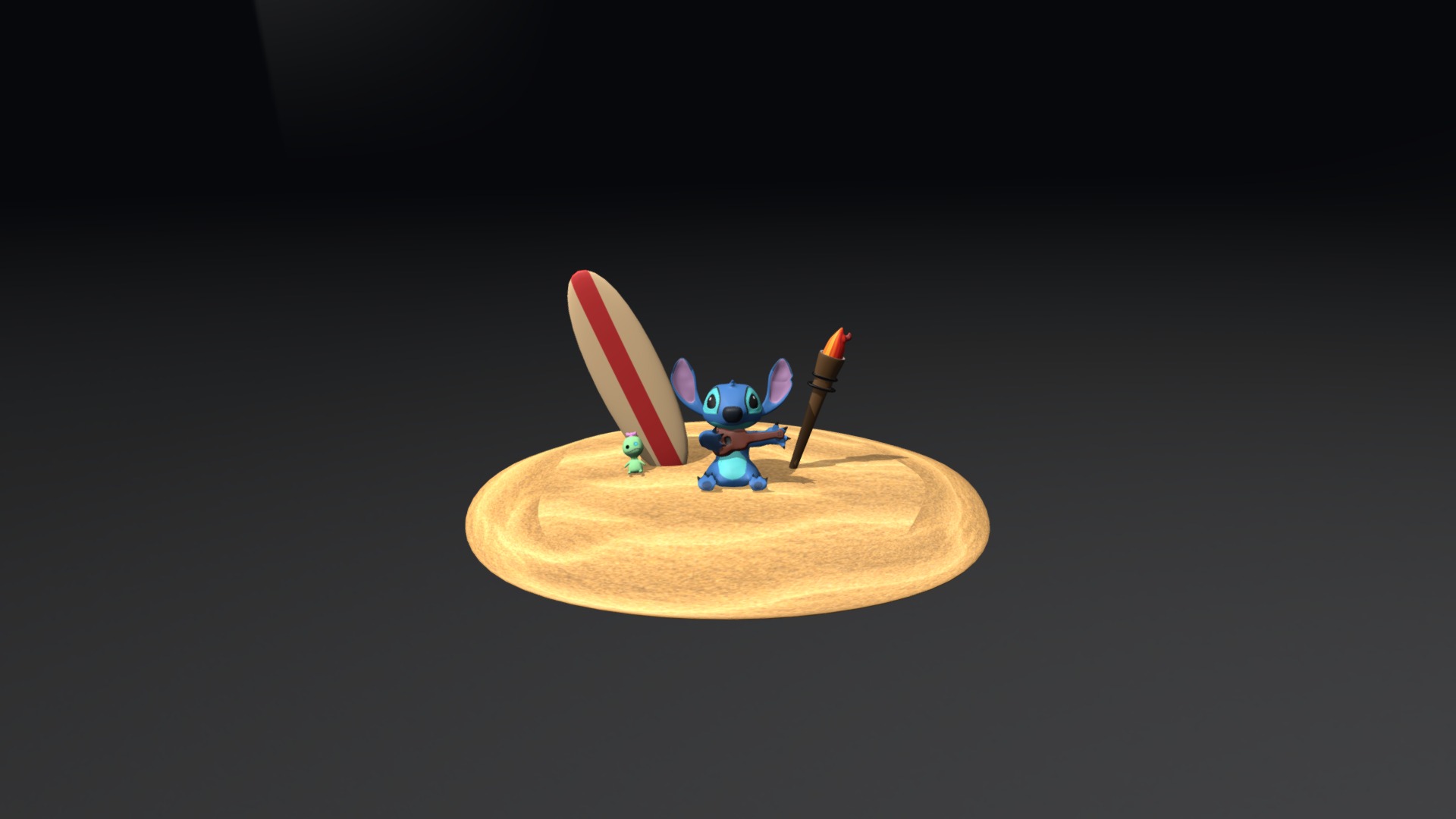 Stitch 3D - 3D model by alba.r.coc [295c796] - Sketchfab