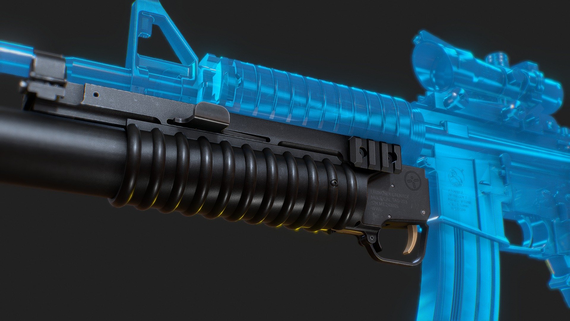 M203_3 - 3D model by Attant [295ca26] - Sketchfab