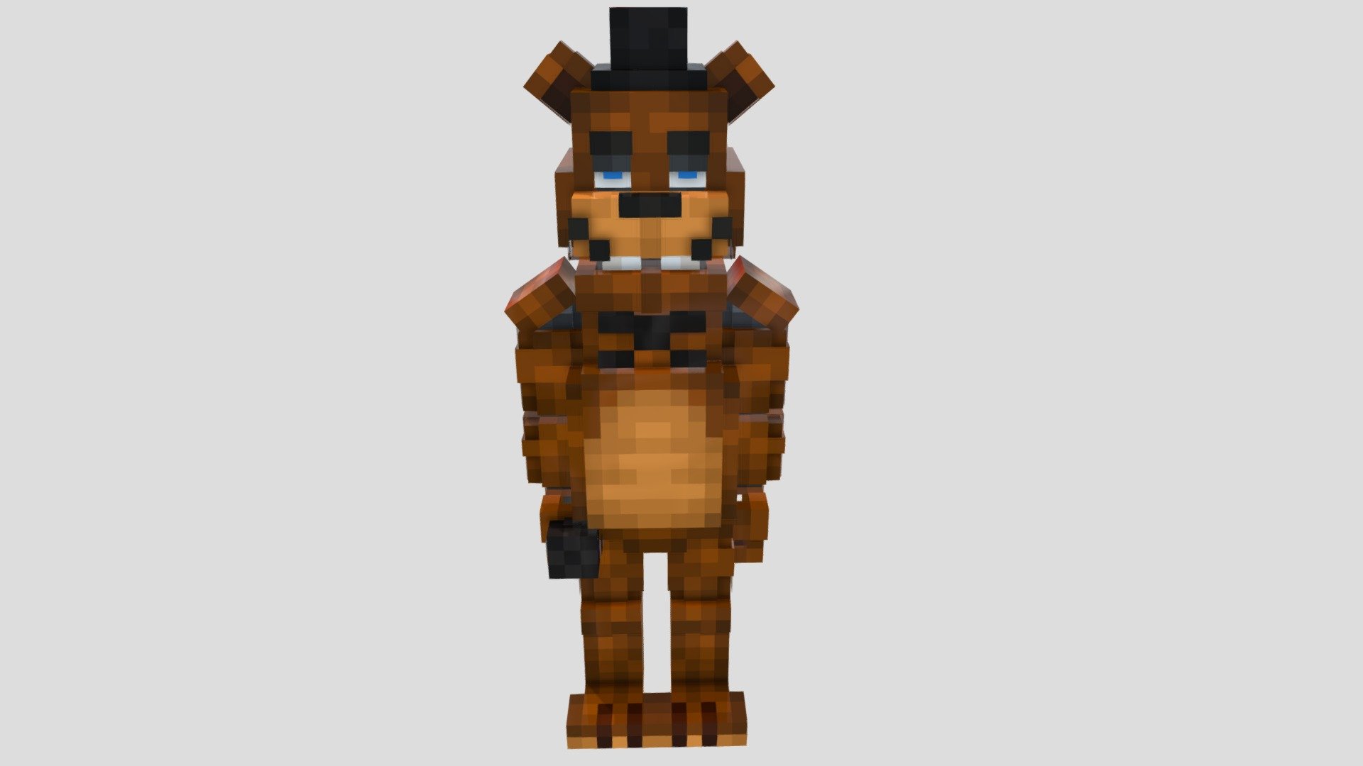 Minecraft Freddy Fazbear - Download Free 3D model by skylajade69 ...