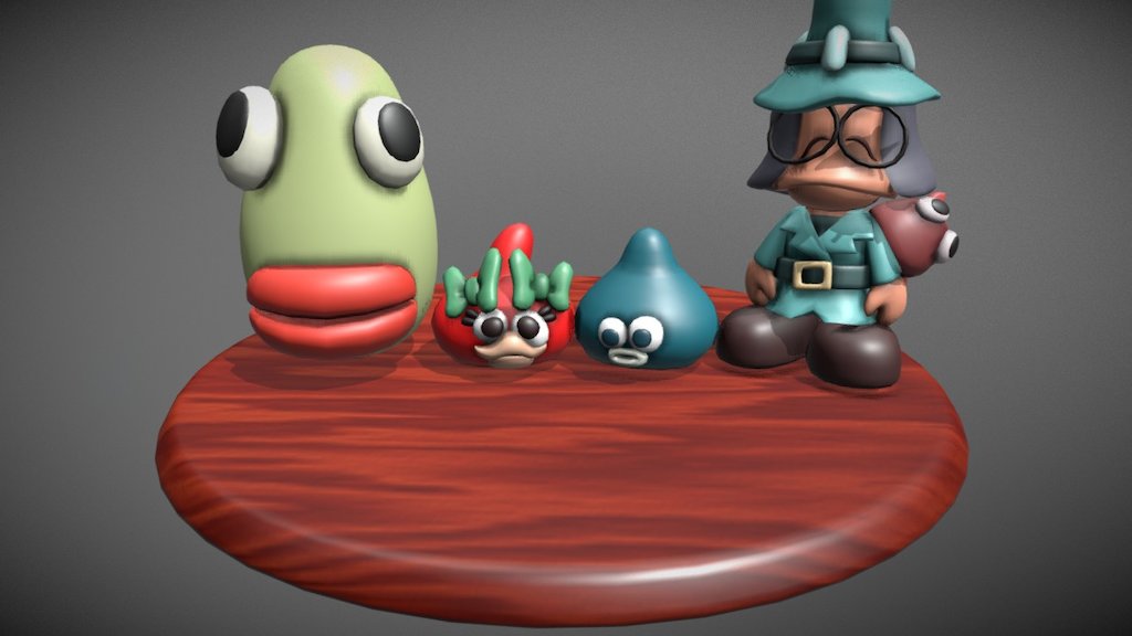 Moon character_09 - 3D model by GEKIMURA [295e3a6] - Sketchfab
