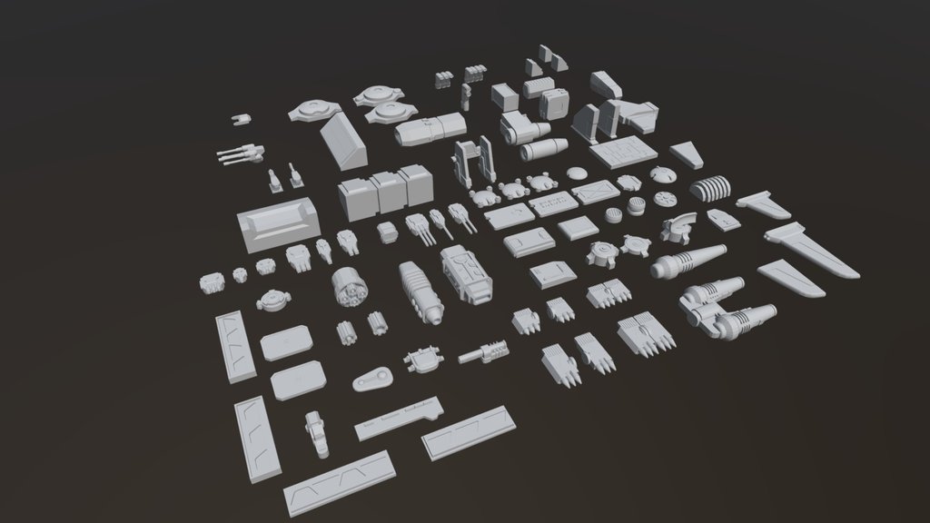 CG props - A 3D model collection by James Robbins (@3DTensn) - Sketchfab