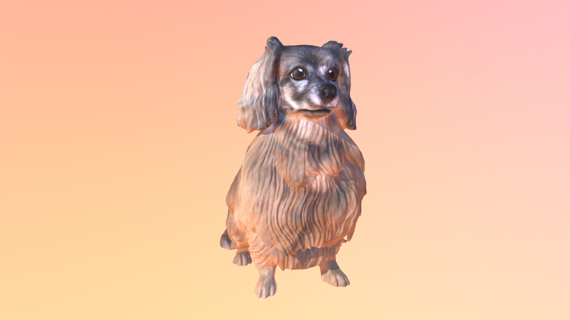 Chica - 3D model by Arty Lobster - Pet Sculptures Made Simple ...