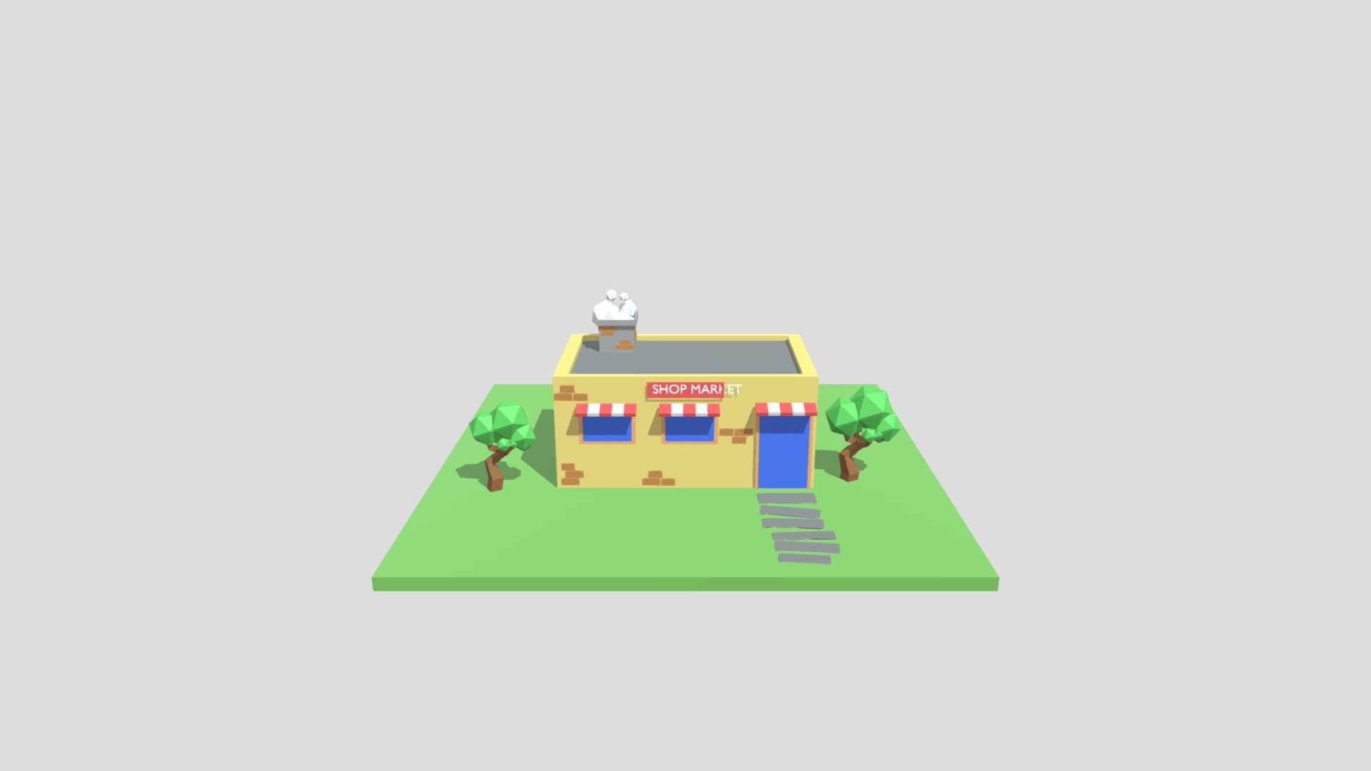SHOOP MARKET - 3D model by dobemotion [295f1ac] - Sketchfab