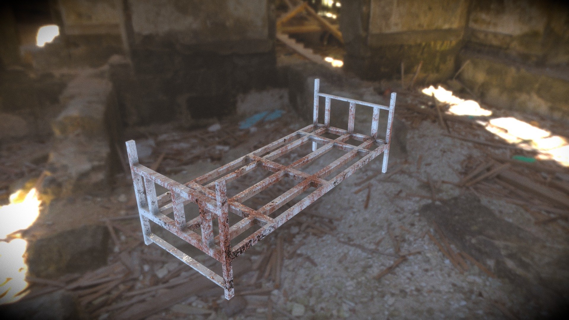 Rust Bed Base - Download Free 3D model by DavisCaveArt3d (@david.baldoy ...
