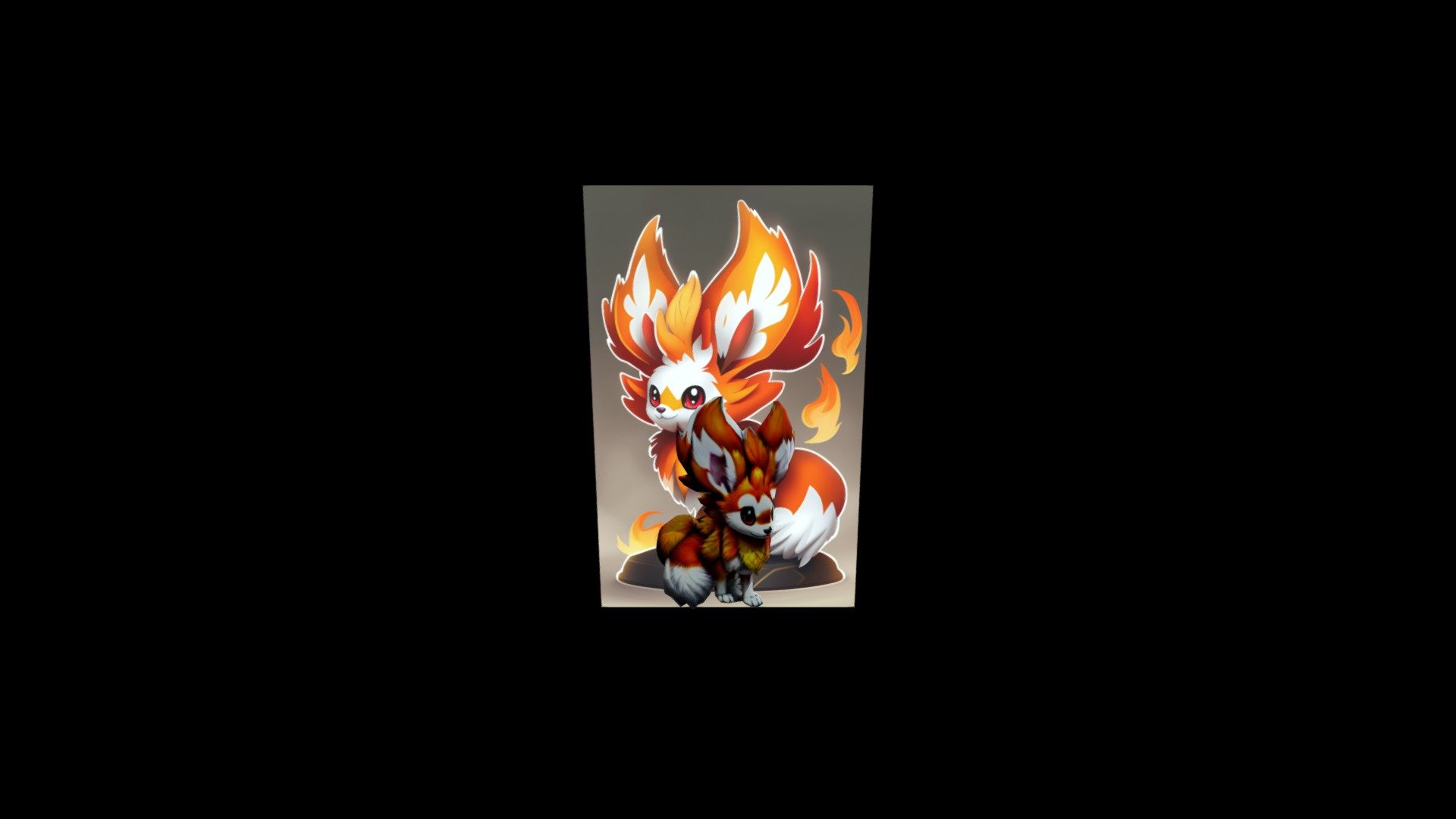there is a cartoon picture of a furry animal wi - Download Free 3D ...