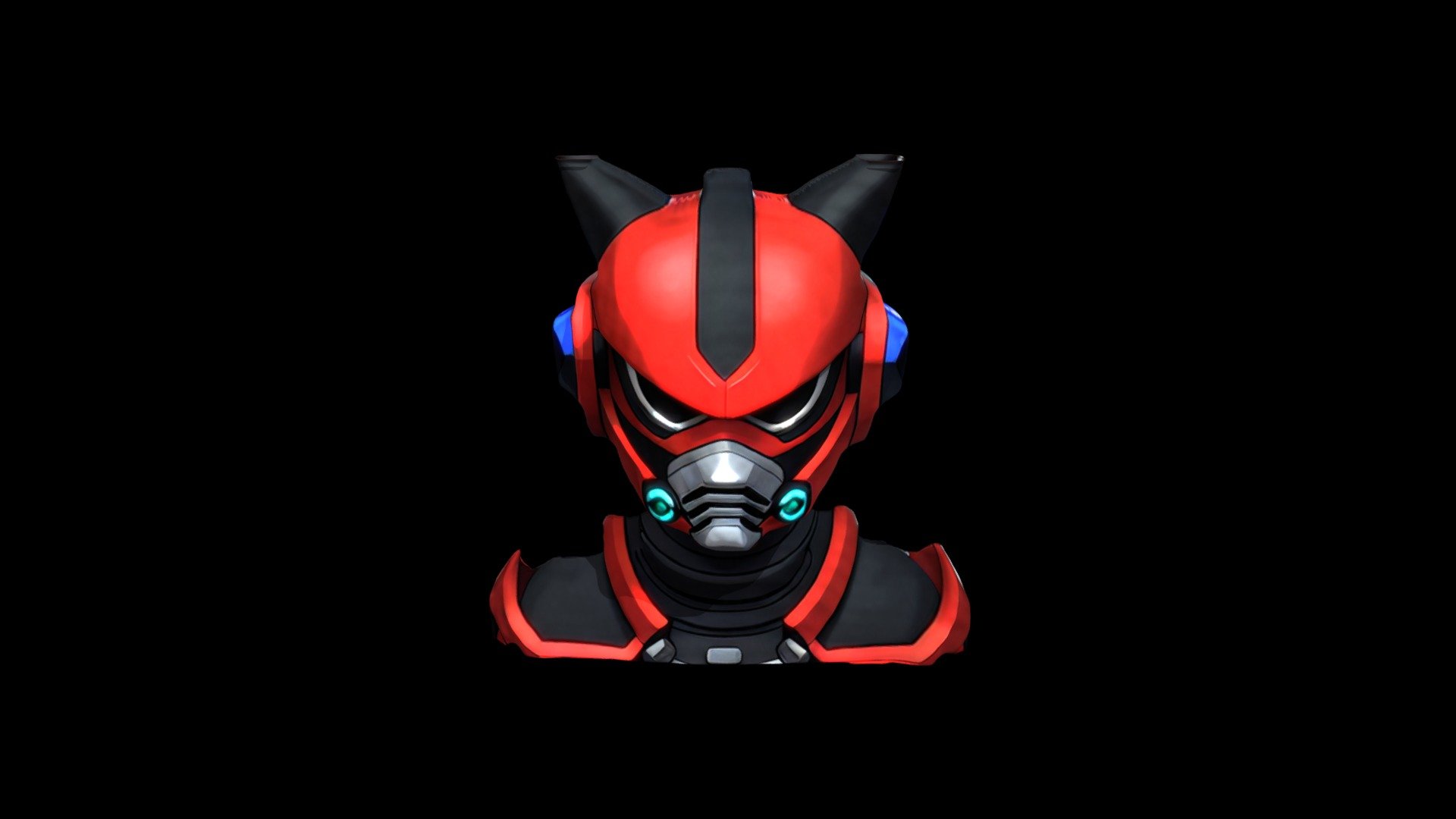 Helmet Mask Robot Cartoon 1237 - Download Free 3D model by klrxyz ...
