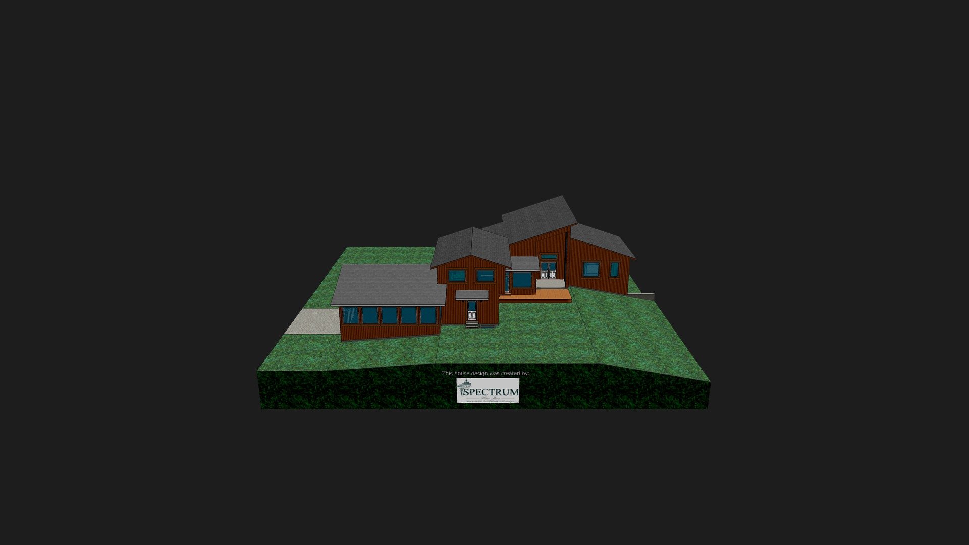 Cunningham Residence - 3D model by Mountainview Drafting ...