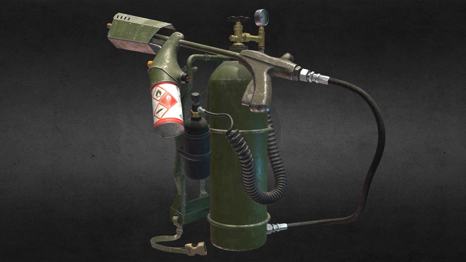 FlameThrower - 3D model by Sambath Yann (@Sambath1401) [296810d ...