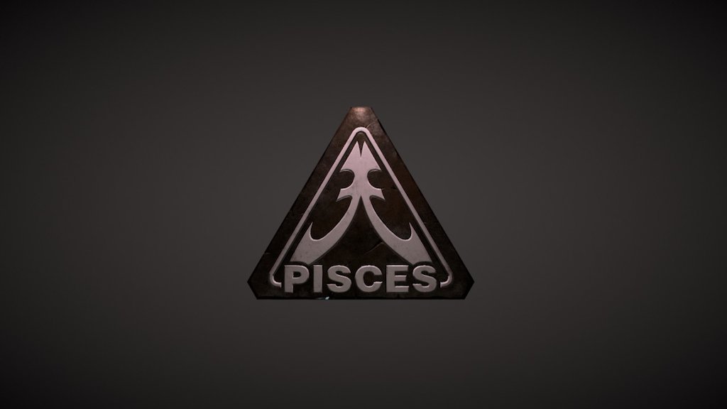 PISCES_logo - 3D model by BEAR (@alanjiang) [2968da5] - Sketchfab