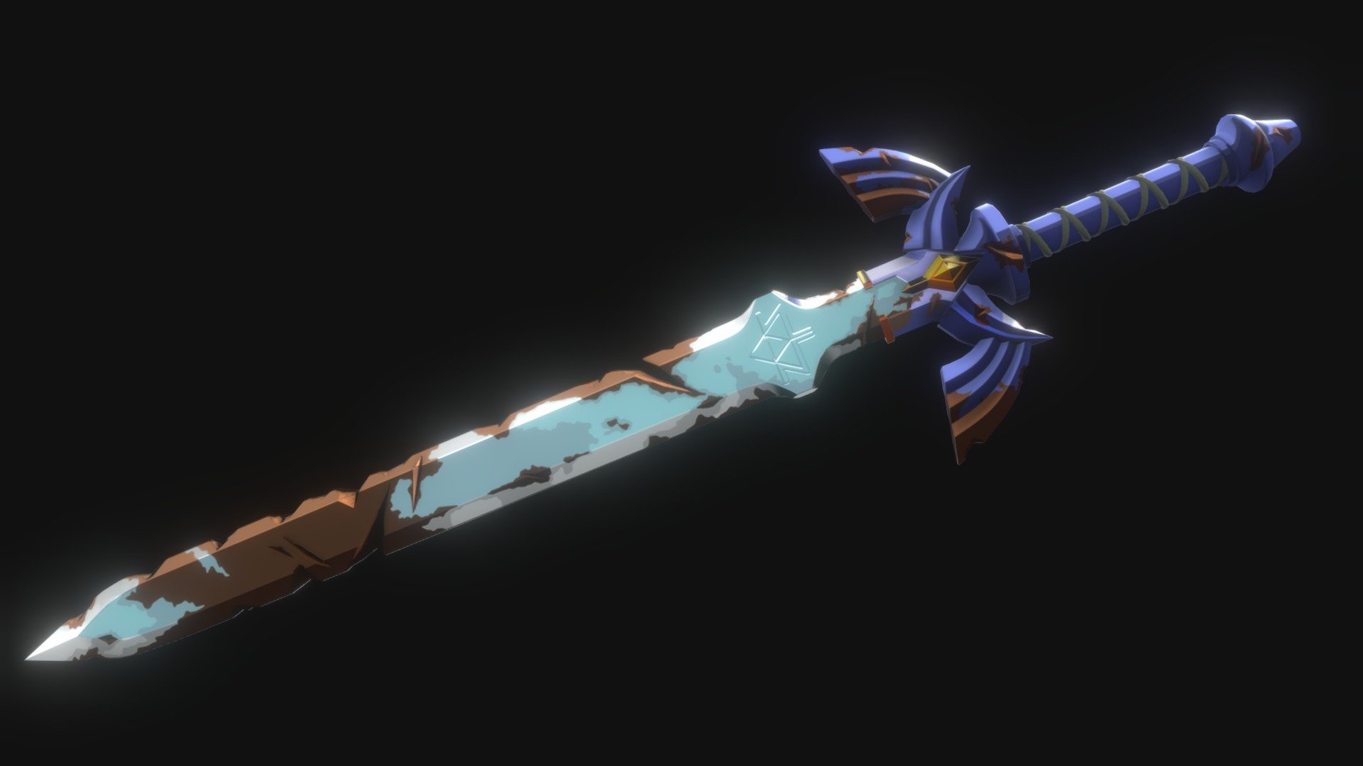 MasterSword Zelda BotW - Download Free 3D model by Tomas_Tew [29693f1 ...