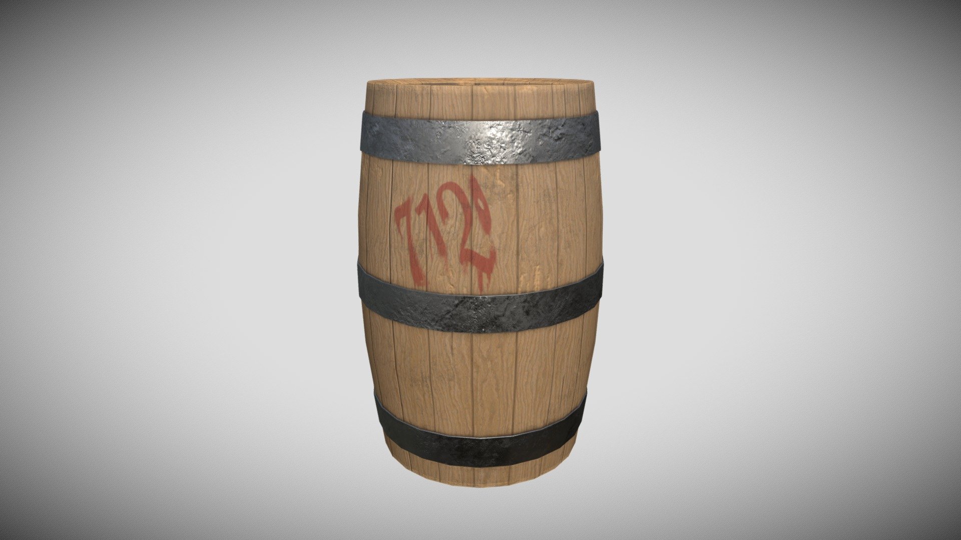 Barrel XVII century - 3D model by Aleksandr Olkhovik (@steamgray ...