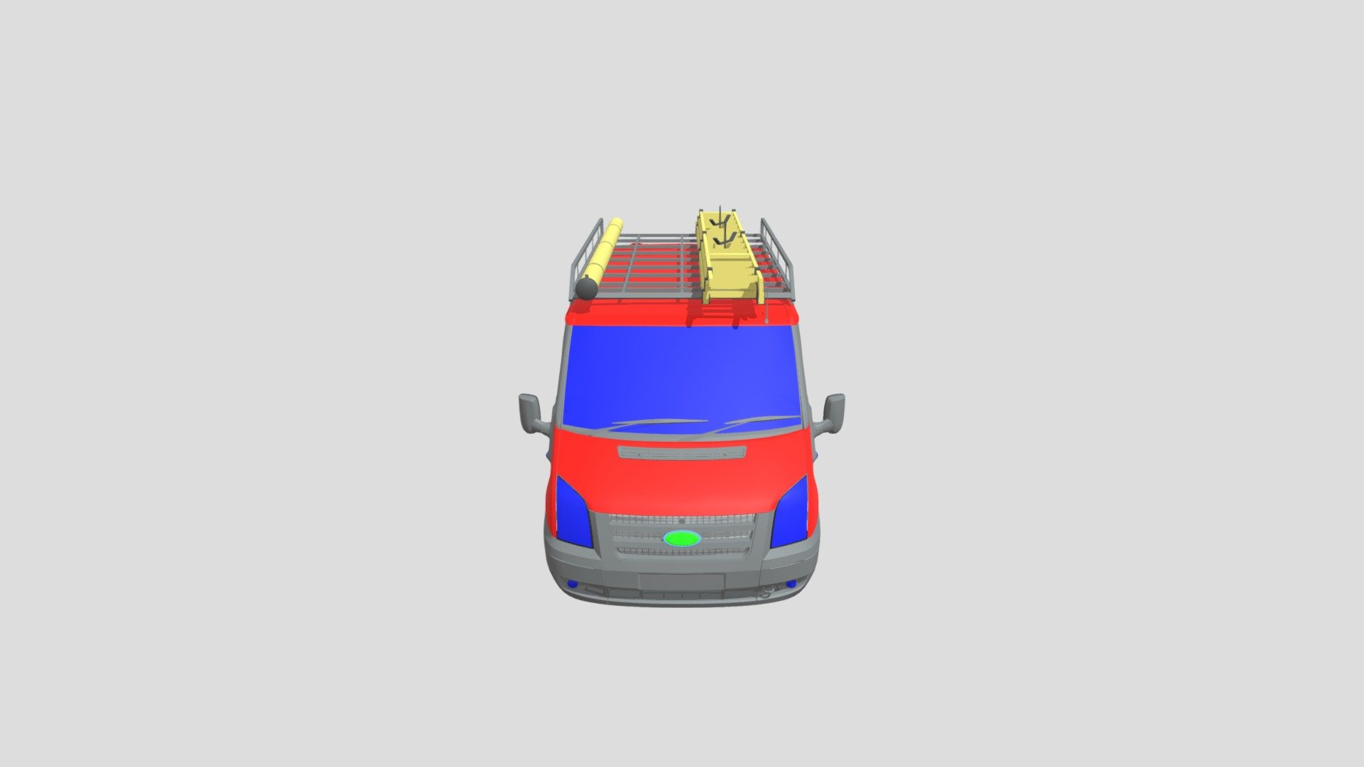 Ford Transit MK5 Facelift 2013-2016 - Download Free 3D model by Merc_TV ...