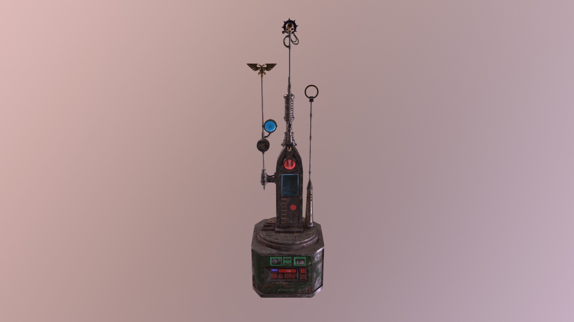 40k Comms Array - 3D model by speckysimon [296b68c] - Sketchfab