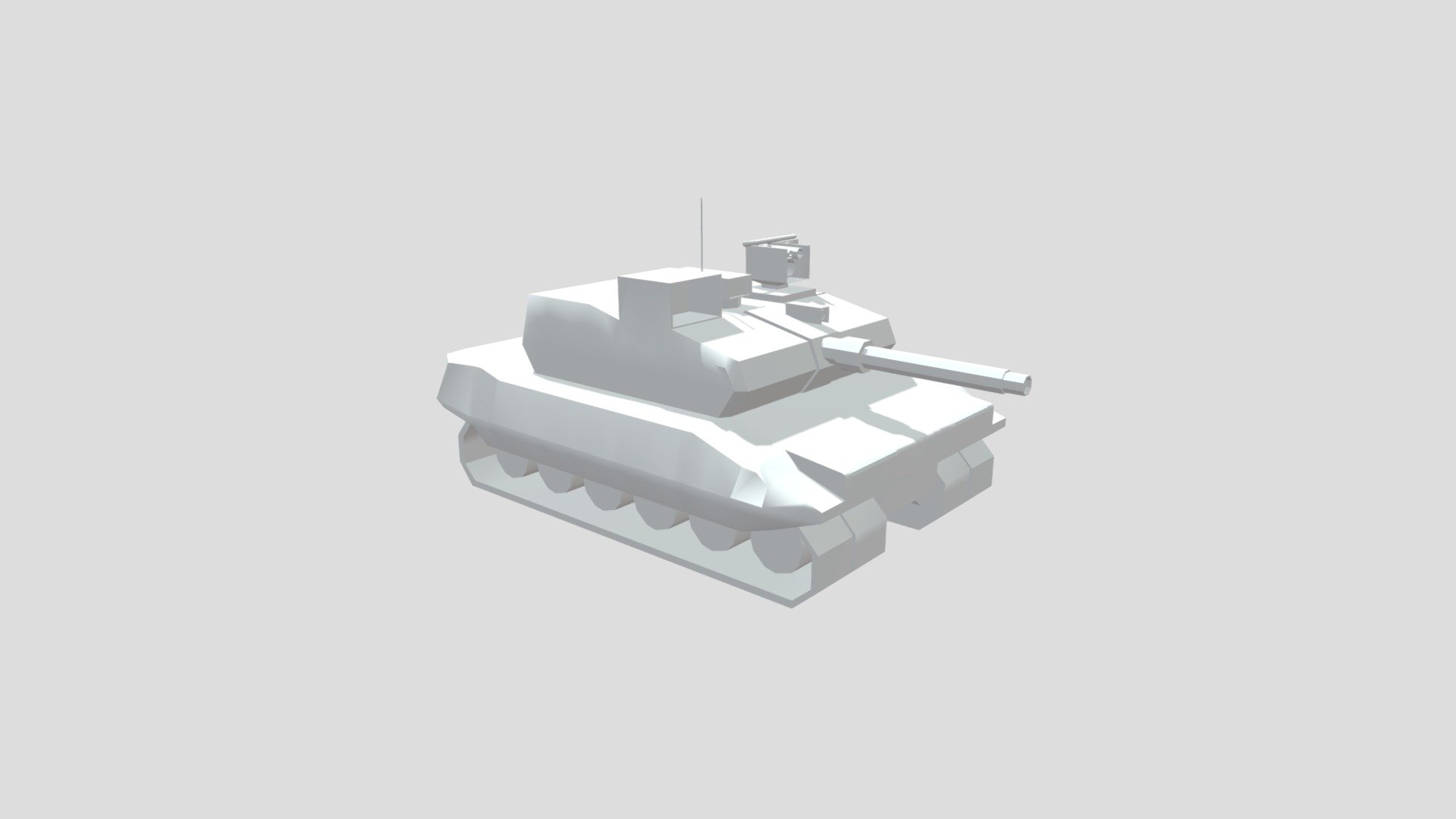 Military Tank - 3D model by Cameron Traer (@CameronTraer) [296b8a4 ...