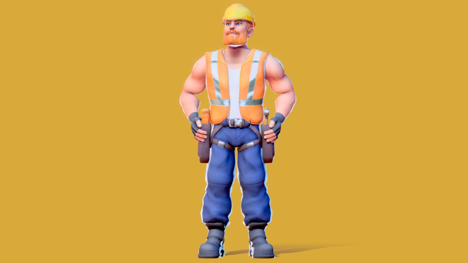 Construction Jobs - Laborer - Buy Royalty Free 3D model by Assemblr ...