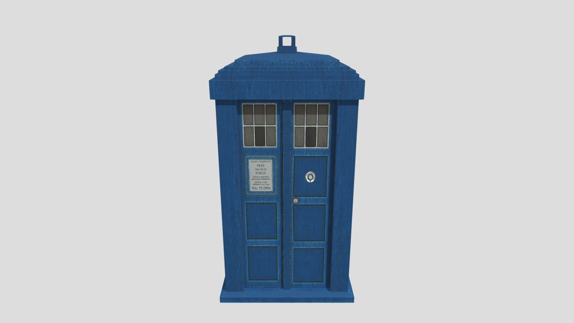 Tardis - 3D model by PantsuBlob [296c488] - Sketchfab