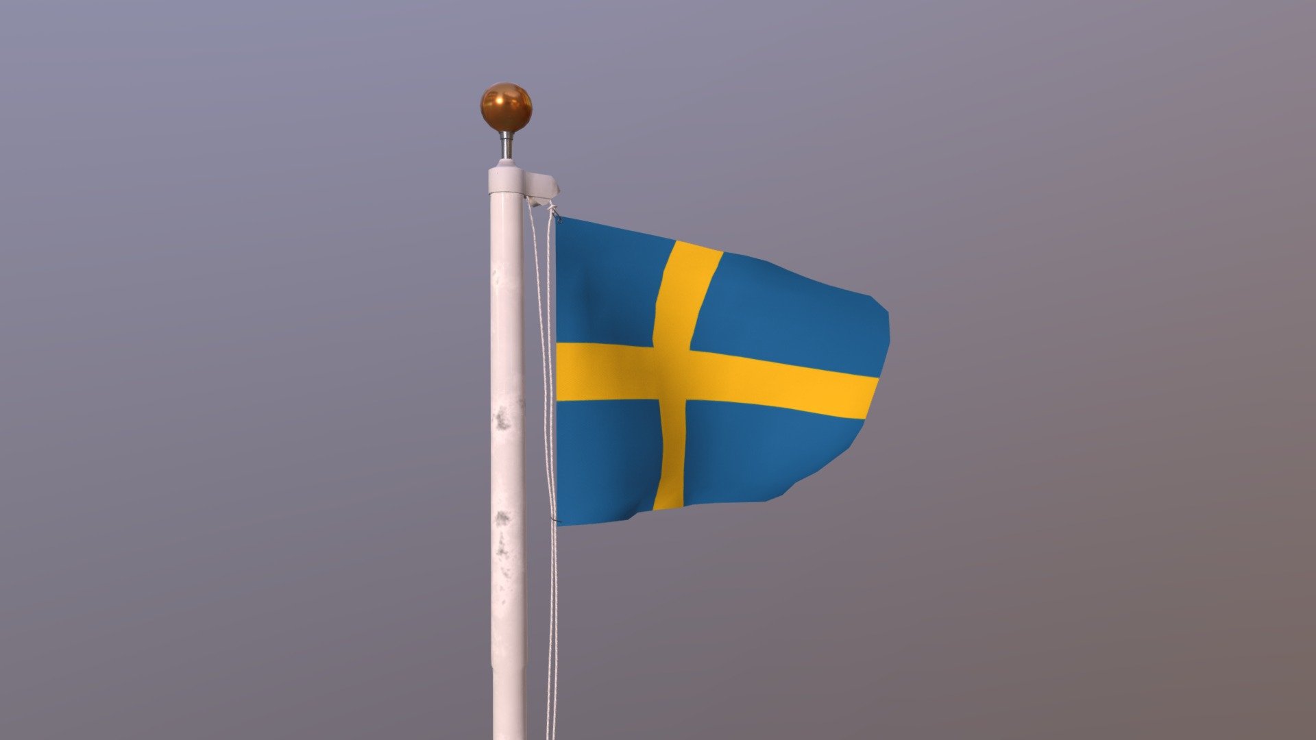 Flag of Sweden (animated) - 3D model by mihais (@m1hais) [296c6b1 ...