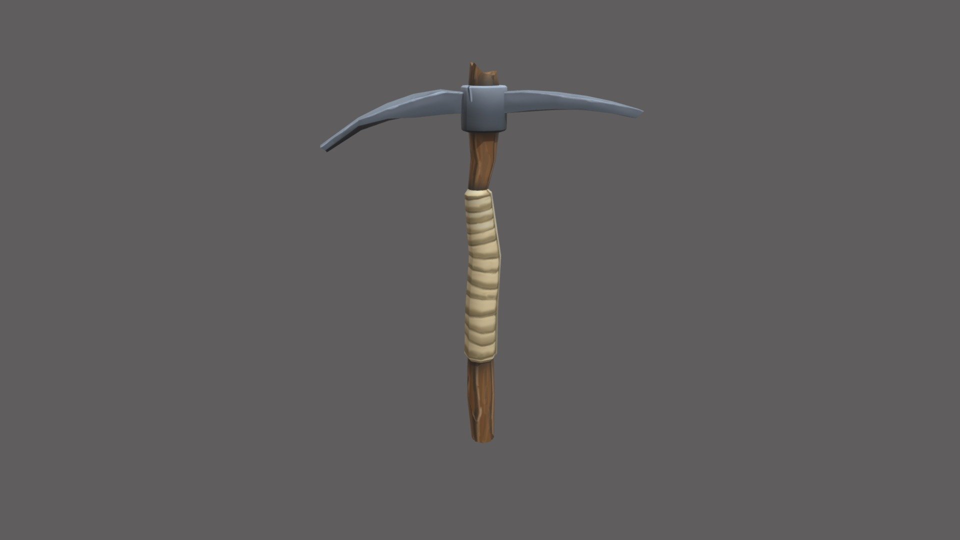 Cartoon Pickaxe - 3D model by g.planque [296d6ef] - Sketchfab
