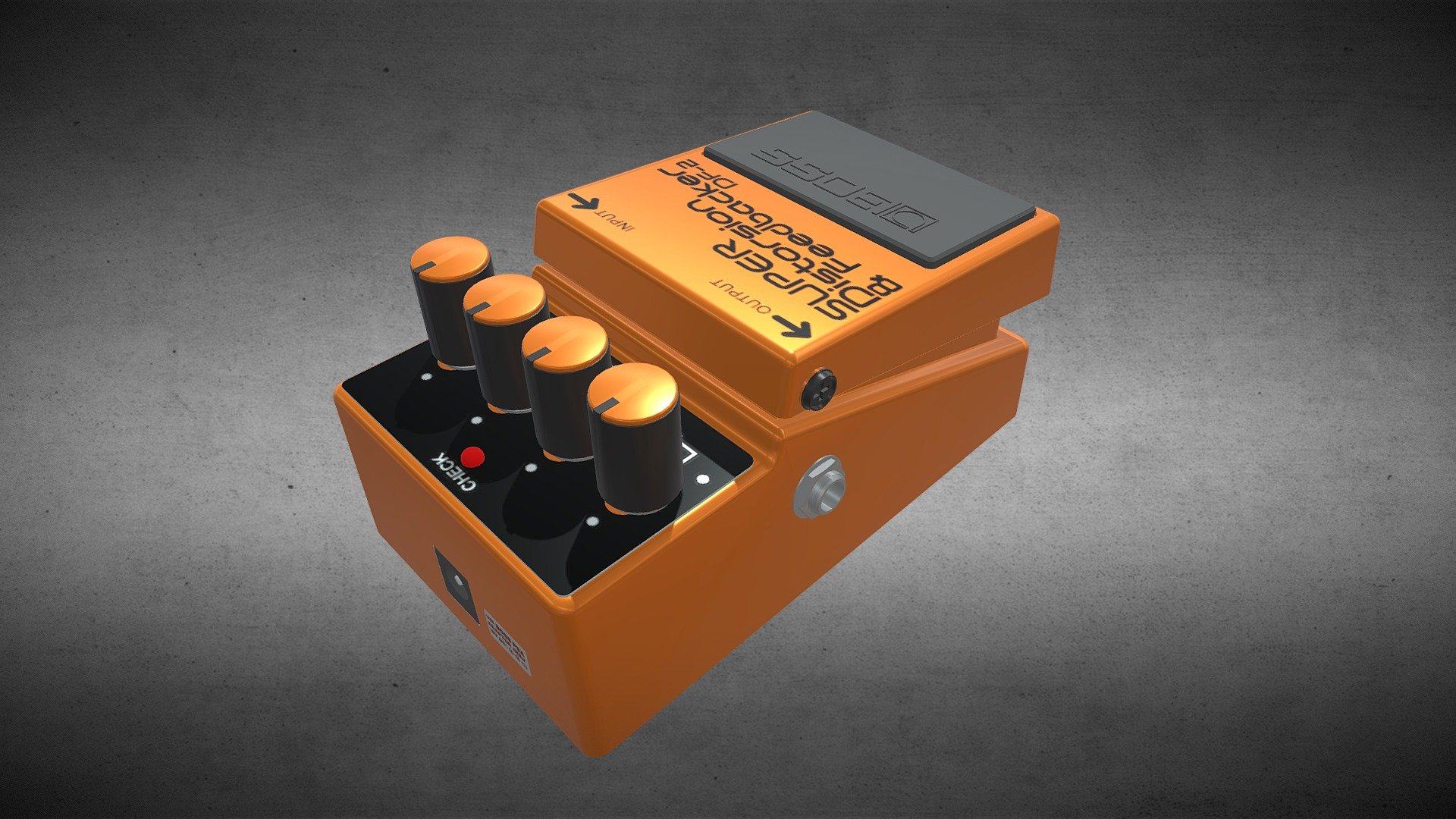 Super Distortion & Feedback DF-2 Boss Pedal - Buy Royalty Free 3D model ...