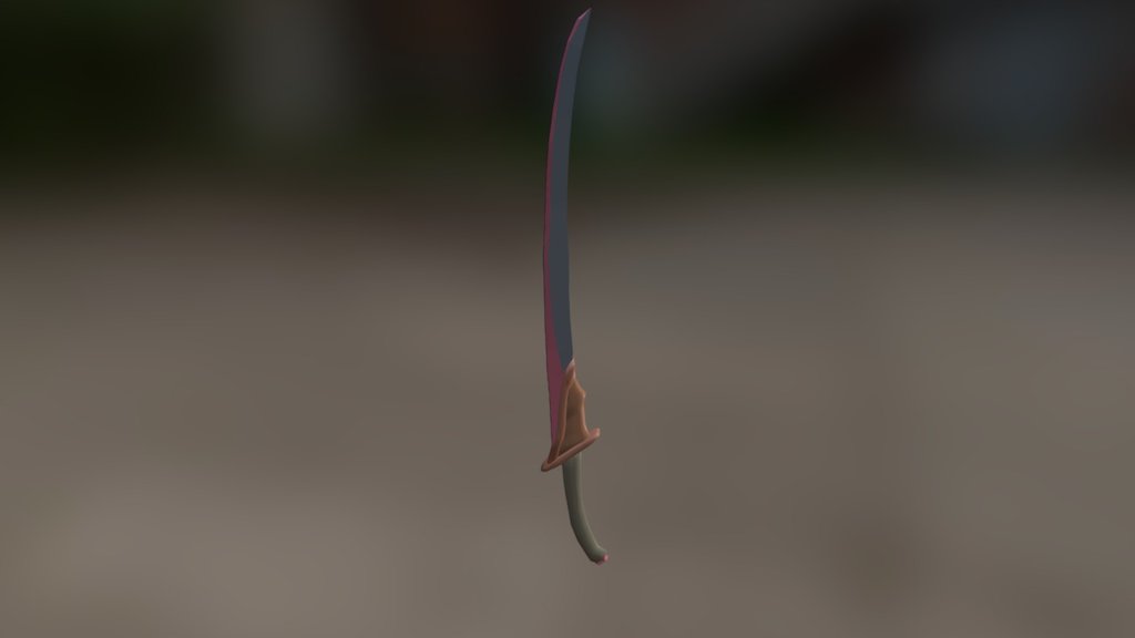 Curved Blade - 3D model by Joseph Branderhorst (@MrMufins) [296ed88 ...