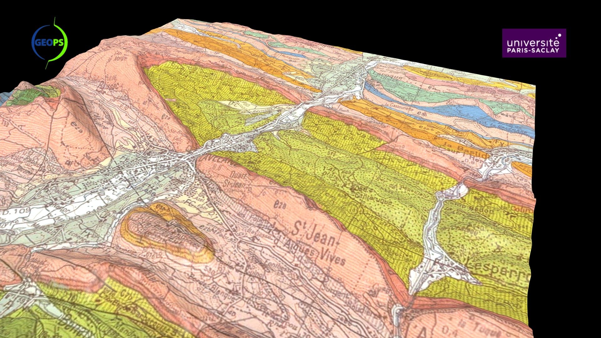 Lavelanet - CP 09300 - 3D model by GEOPS U-Paris-Saclay (@gouravour ...