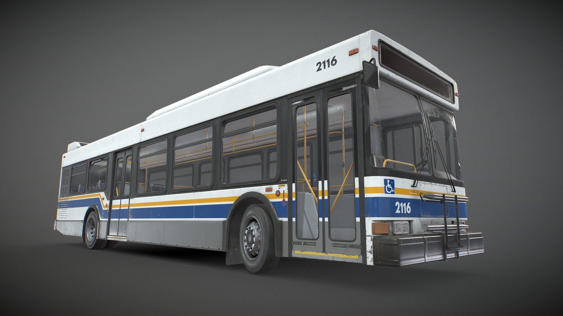 City Bus - Low Poly - Buy Royalty Free 3D model by MSWoodvine [296f92f ...