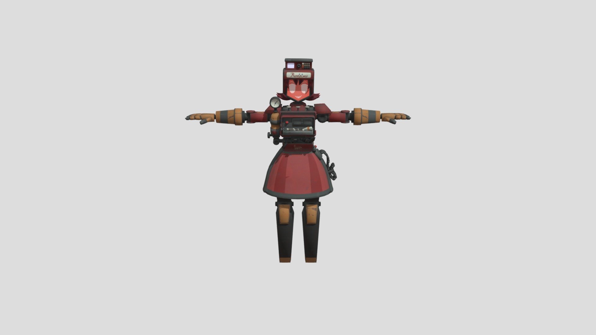 (TF2) (Garry's Mod) Dispenser Lady - Download Free 3D model by ...