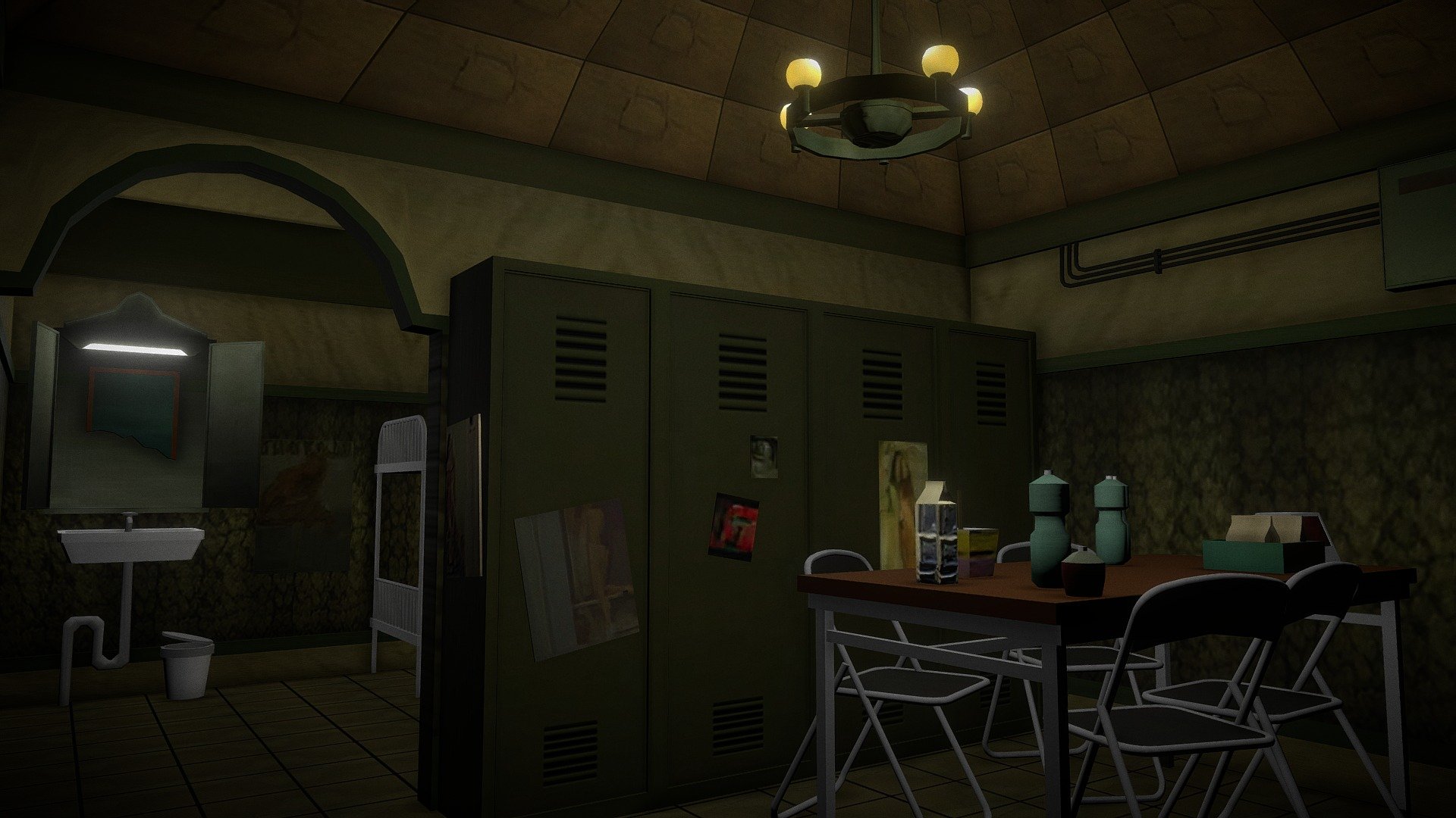 Watchman Room - 3D model by Biohazard Rooms (@Perriqueso) [297085b ...