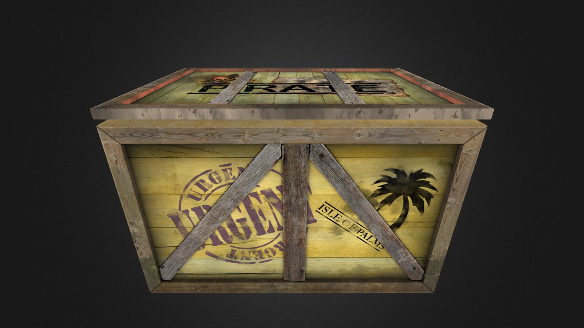 crate.obj - 3D model by miguelangeltorresfp [2971ac9] - Sketchfab
