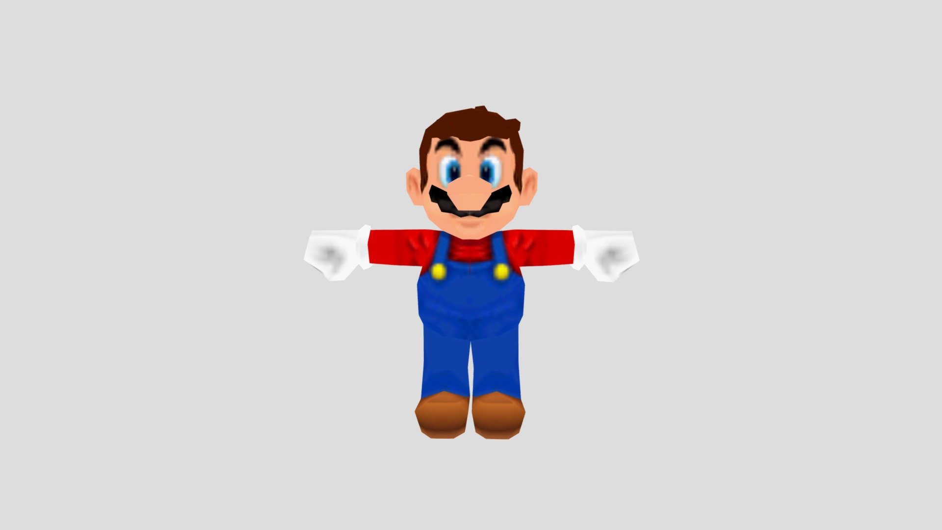 DS D SI - New Super Mario Bros - Mario Hatless - Download Free 3D model ...