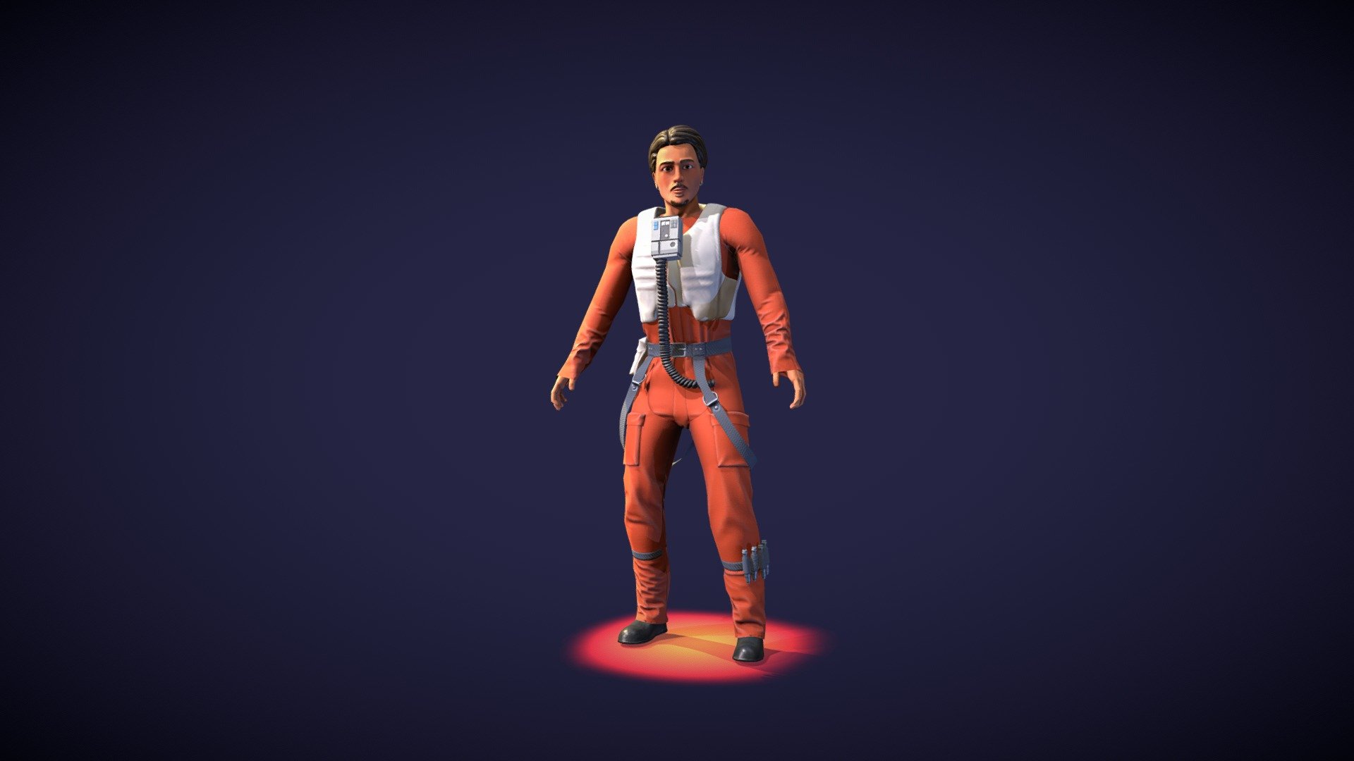 Star Wars Pilot - 3D model by Celine_Archambeau [297282b] - Sketchfab