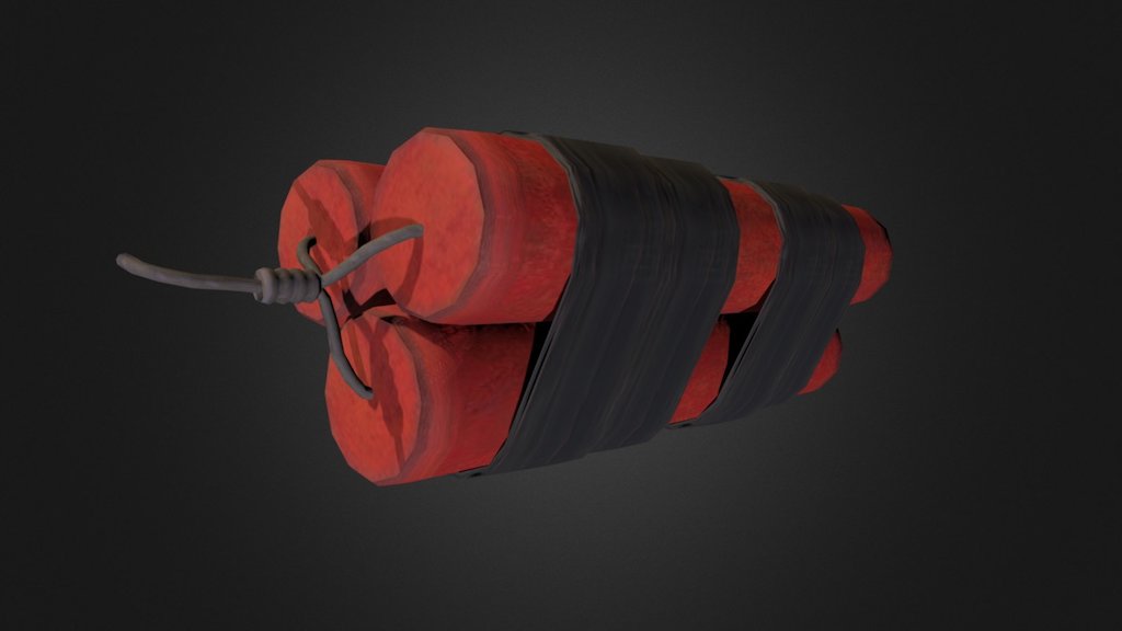 Dynamite - 3D model by Game Ready Art (@jesperbj) [2972e83] - Sketchfab
