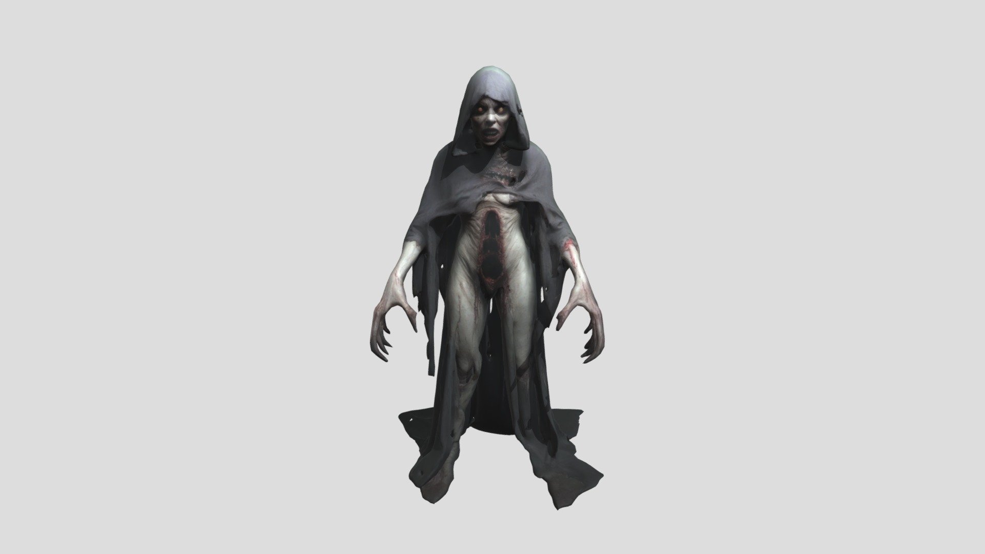 Horror character - 3D model by shouryagaming369pro [2973d5c] - Sketchfab