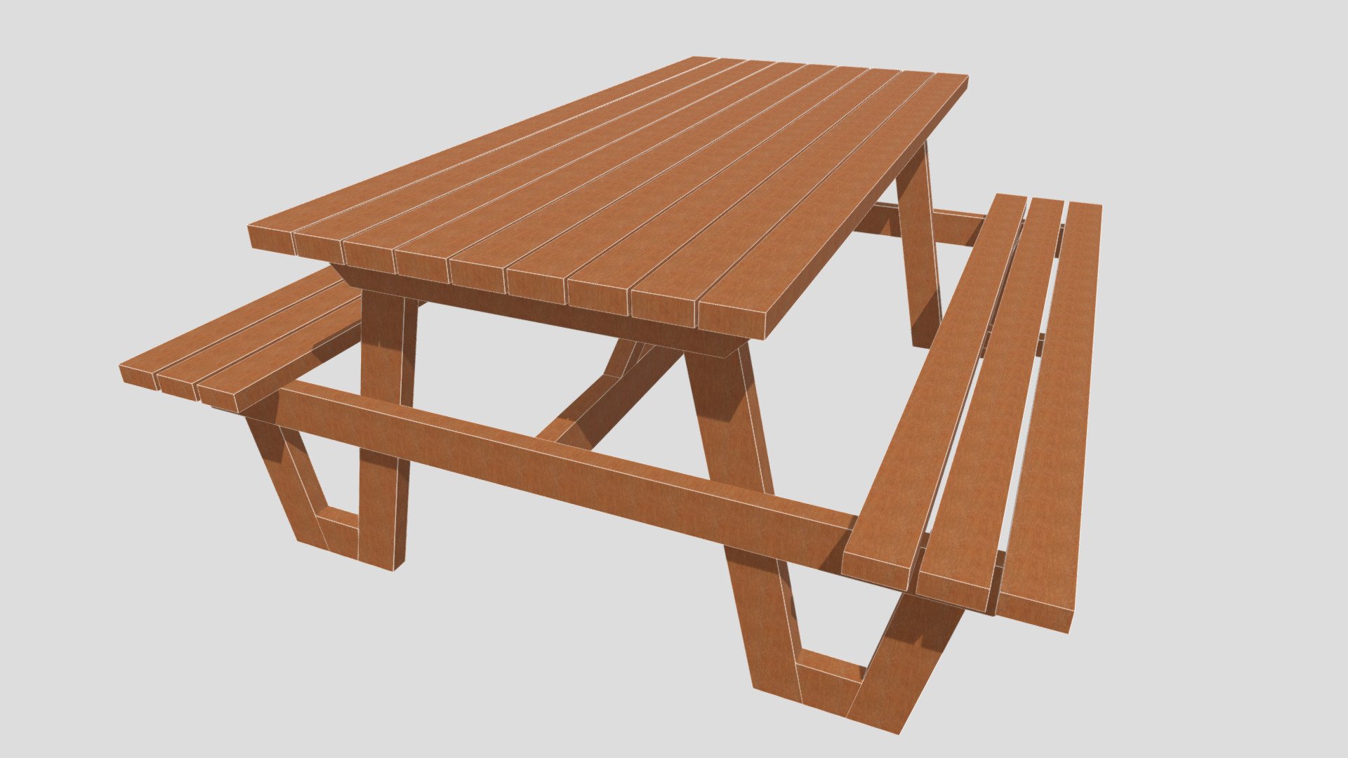 6' PICNIC TABLE - 3D model by emreprojecelik [2974ee8] - Sketchfab