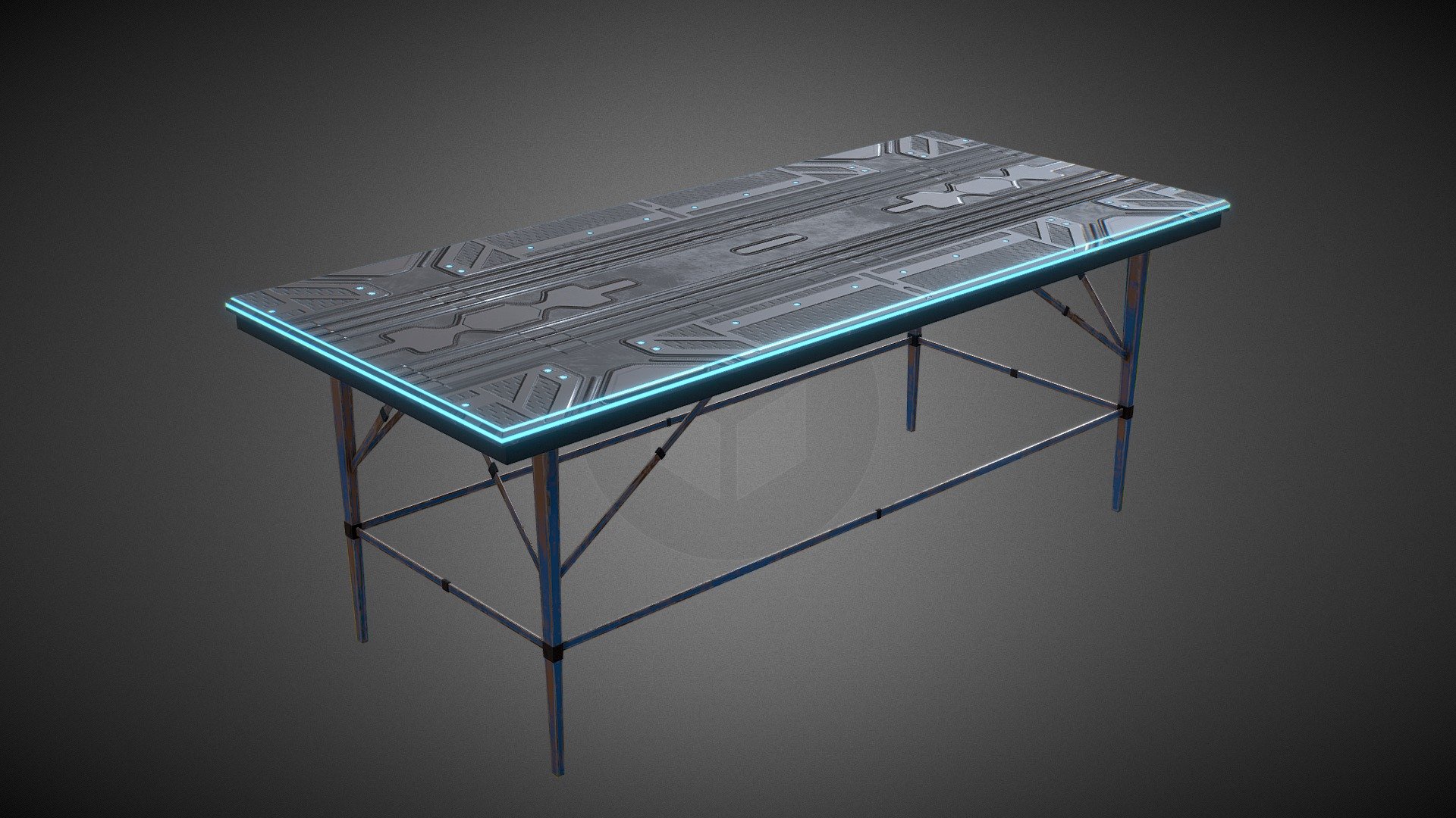 Cyberpunk Table - Buy Royalty Free 3D model by Tiko (@tikoavp) [29759be ...