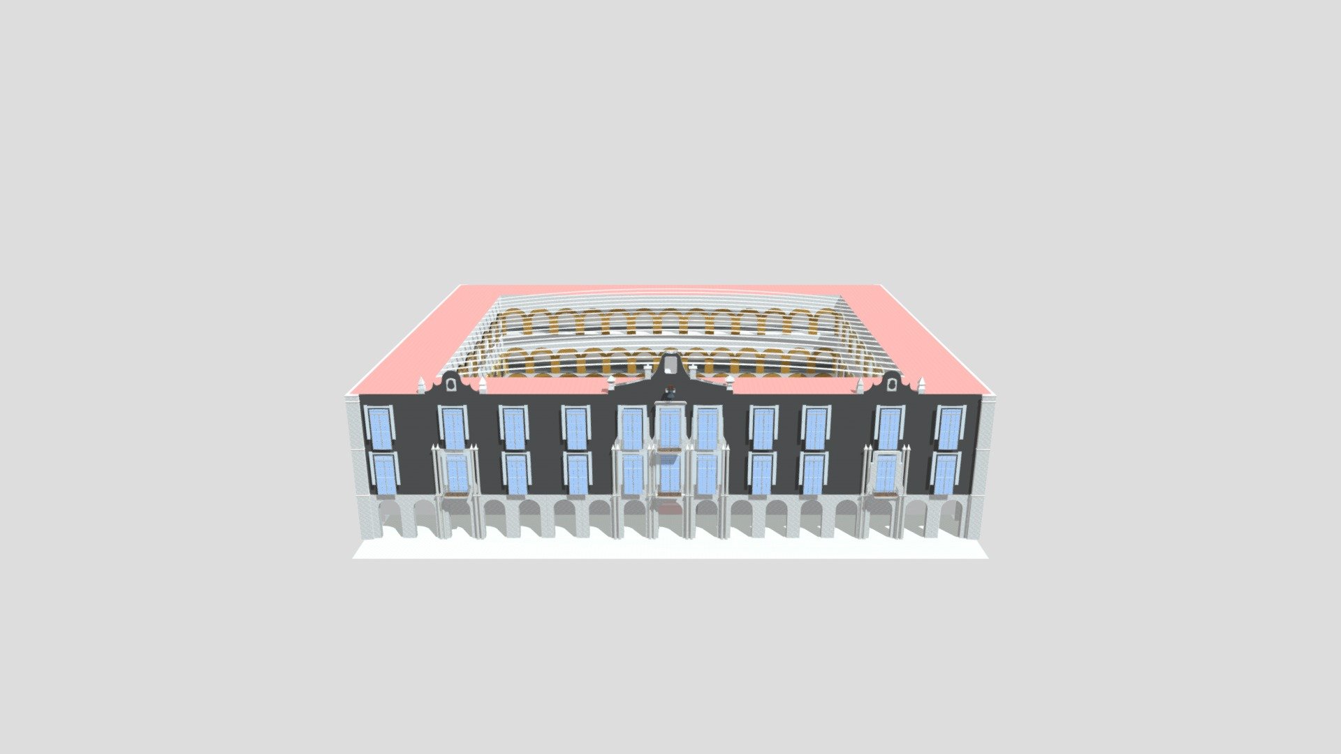 Palacio de Gobierno Estado de Mexico - Download Free 3D model by ...