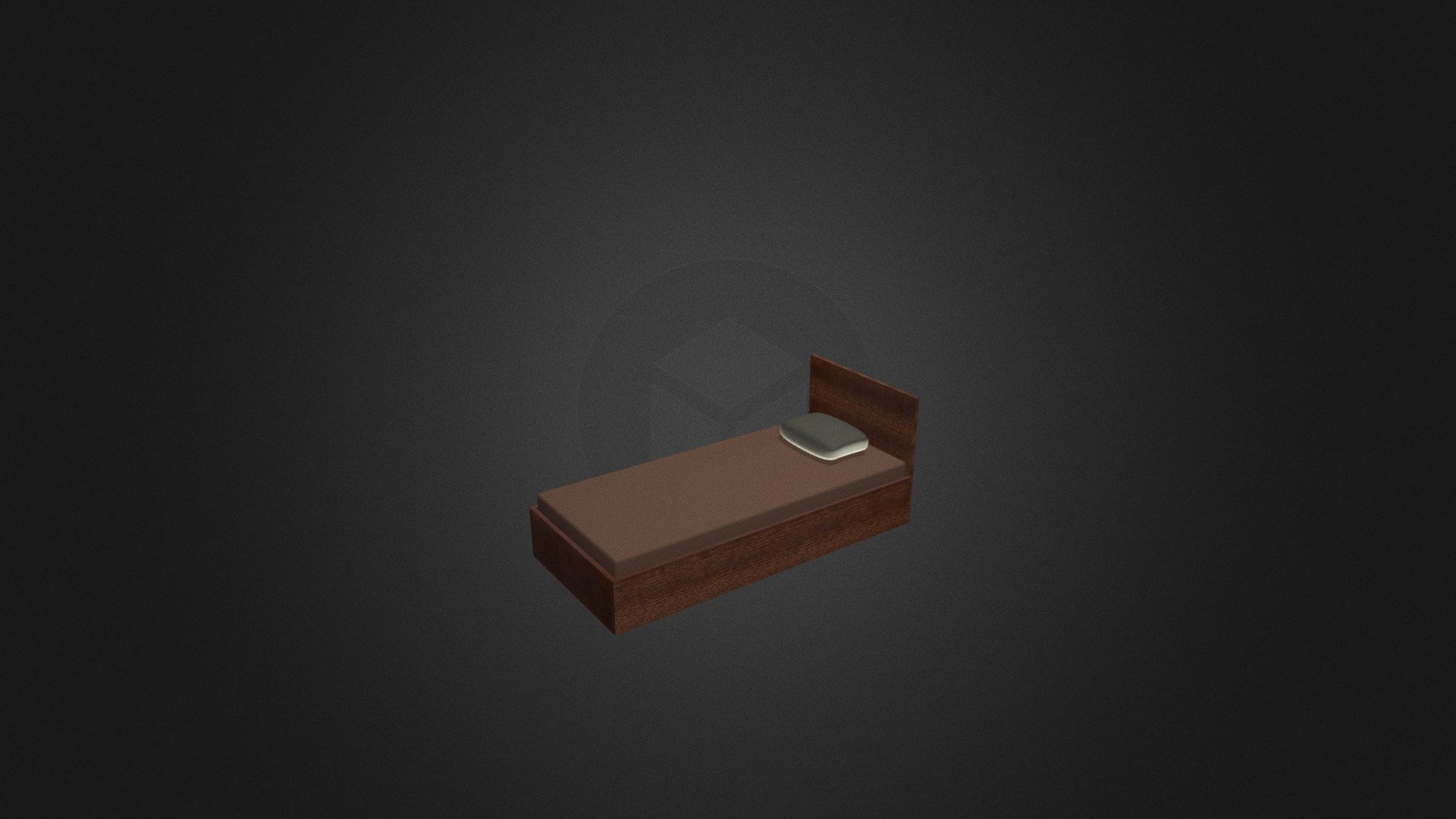Simple Bed - 3D model by AndrewJonatan [2977211] - Sketchfab