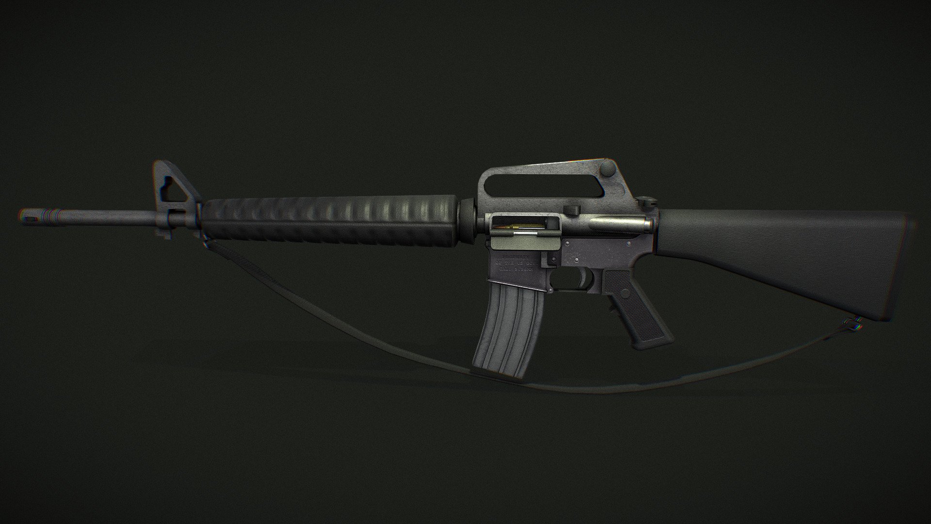 M16 - 3D model by Foxx Assets (@FoxxAssets) [2977bf4] - Sketchfab