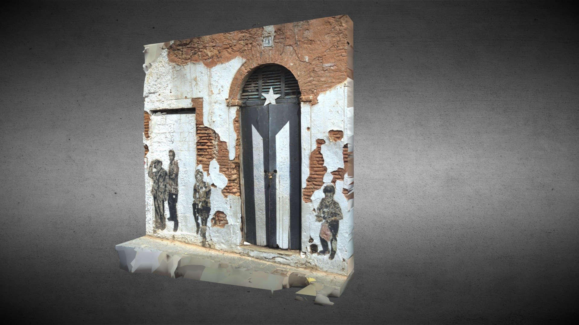 Puerta de la bandera. San Juan, Puerto Rico. - 3D model by Carlos I ...