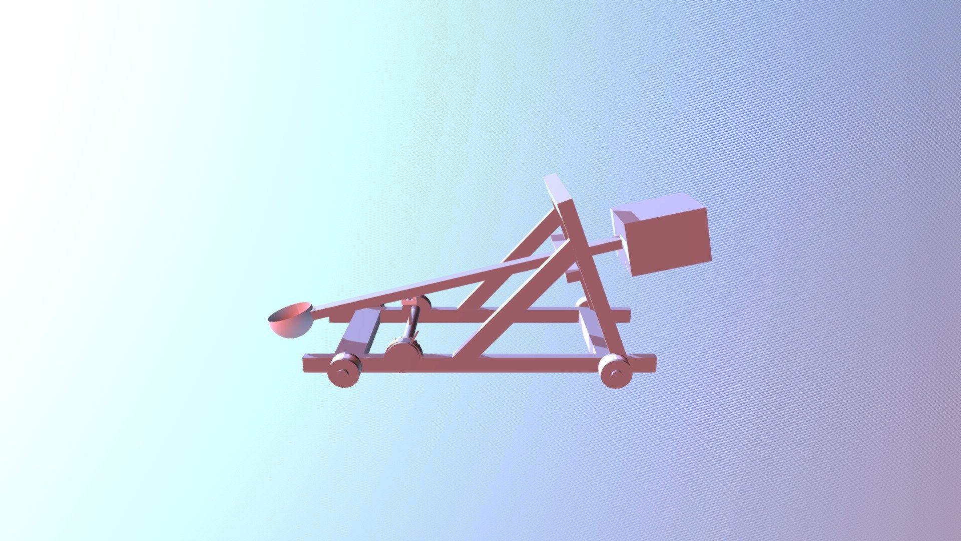 Catapult Model Finished - 3D model by Metterssam [297a834] - Sketchfab